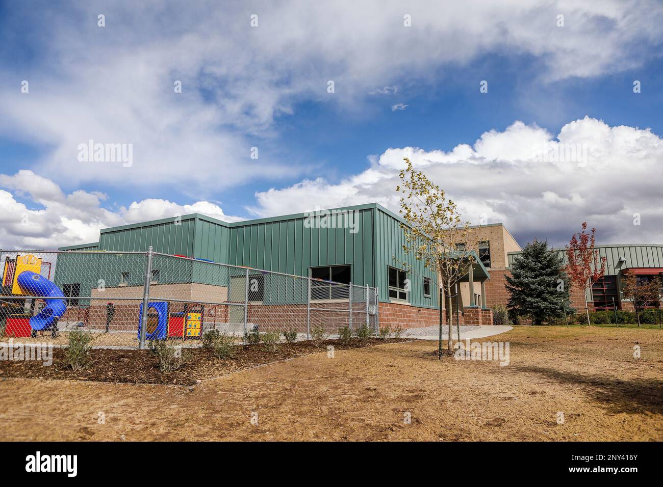 The new addition to Red Hill Elementary School Thursday, Sept. 28, in ...