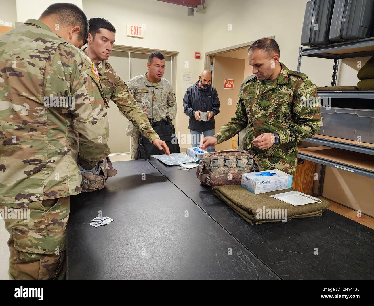 WHINSEC cadre go through pre-mission checks in preparation for the ...