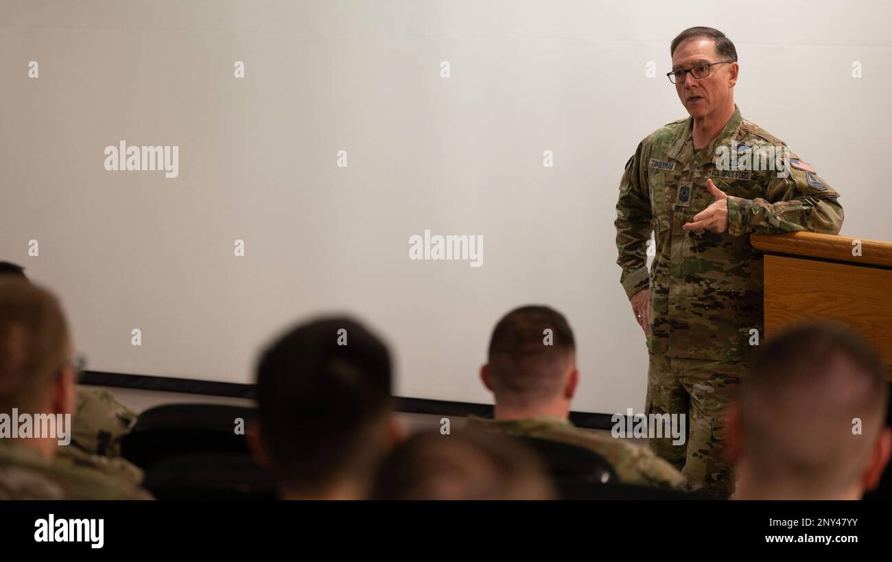 RAMSTEIN AIR BASE, Germany - Chief Master Sergeant of the Space Force ...