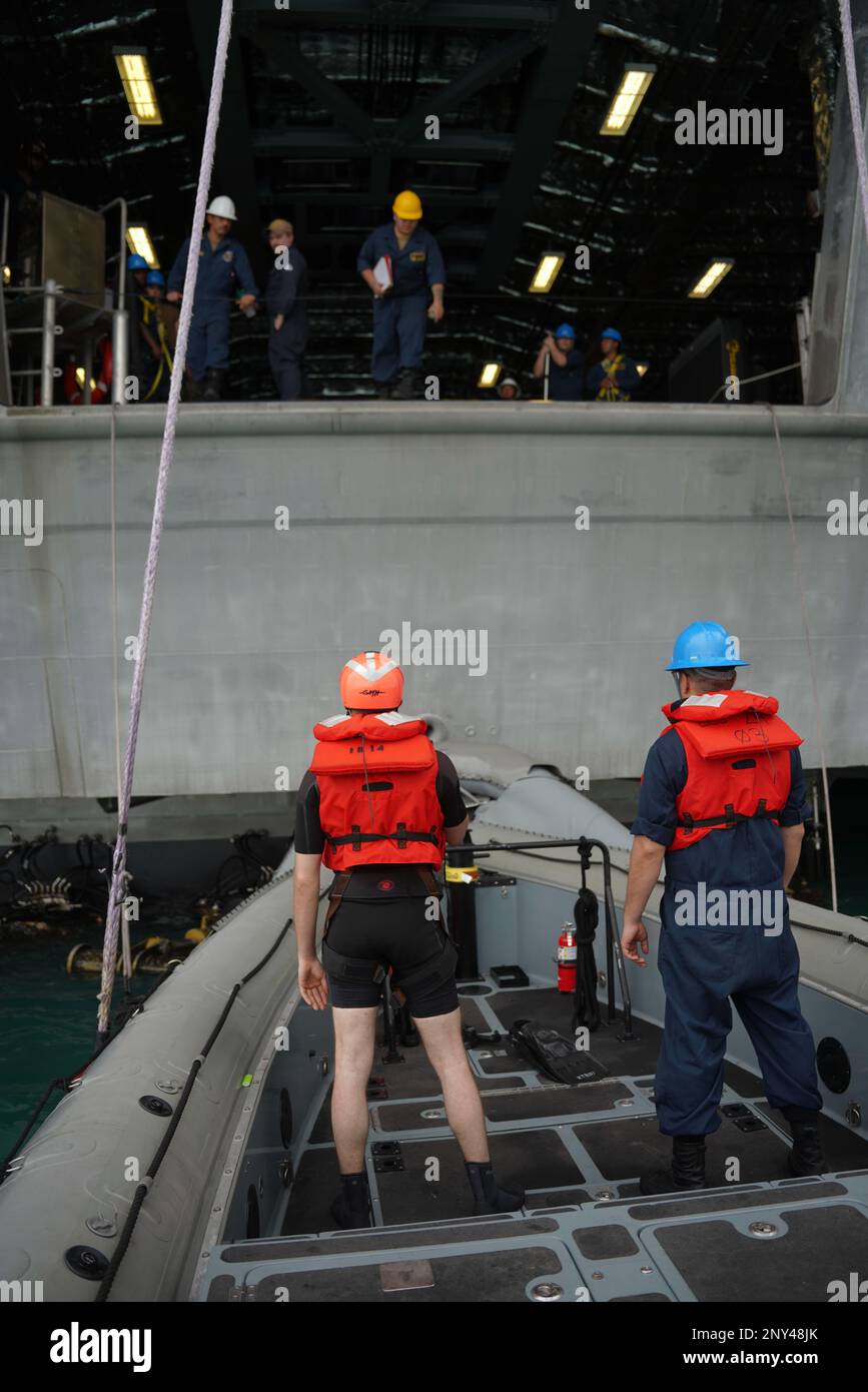 SINGAPORE (Jan. 30, 2023) Sailors assigned to Independence-class ...