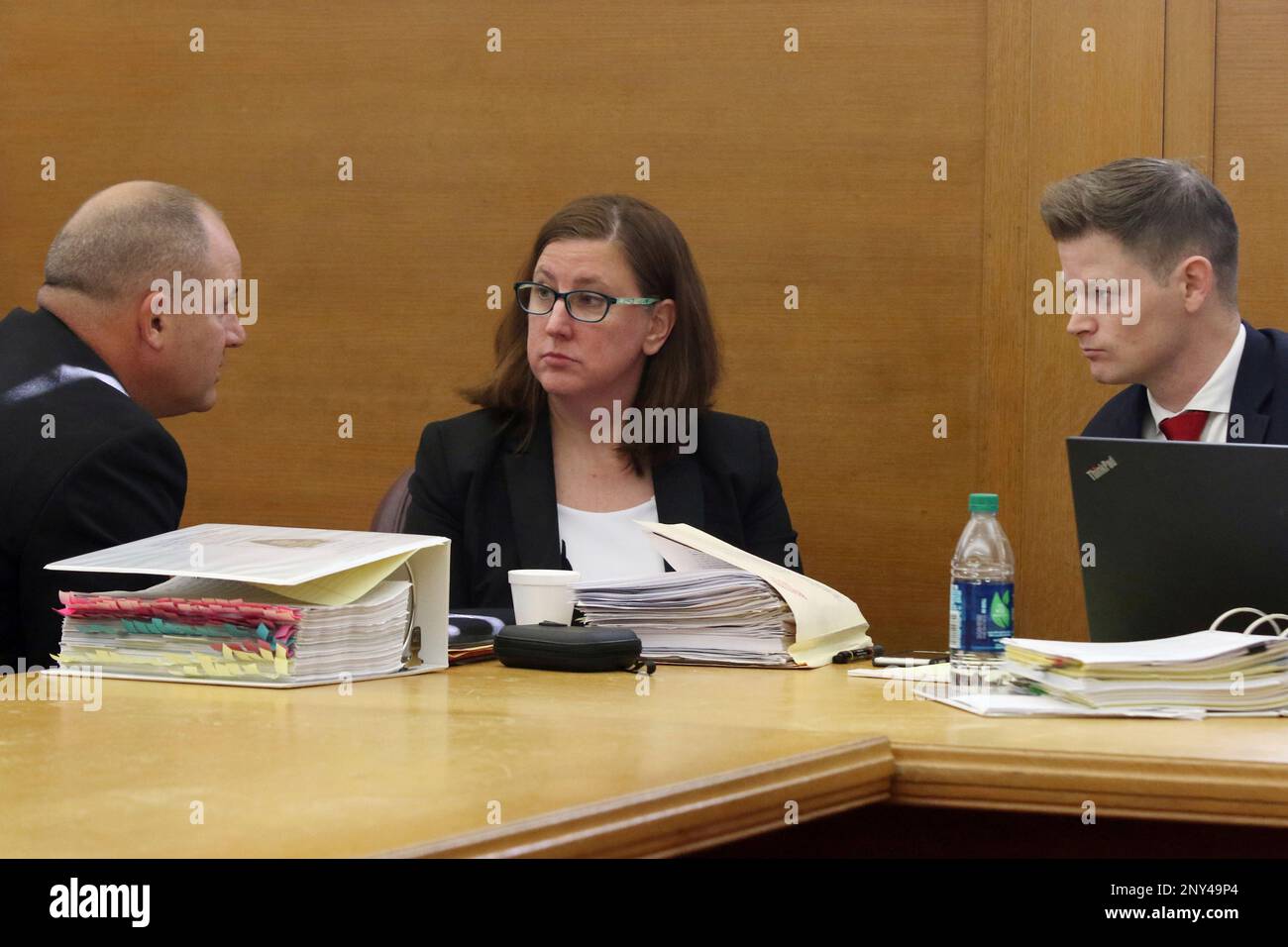 In this Thursday Oct. 19, 2017 photo, Burlington detective Eric Short ...