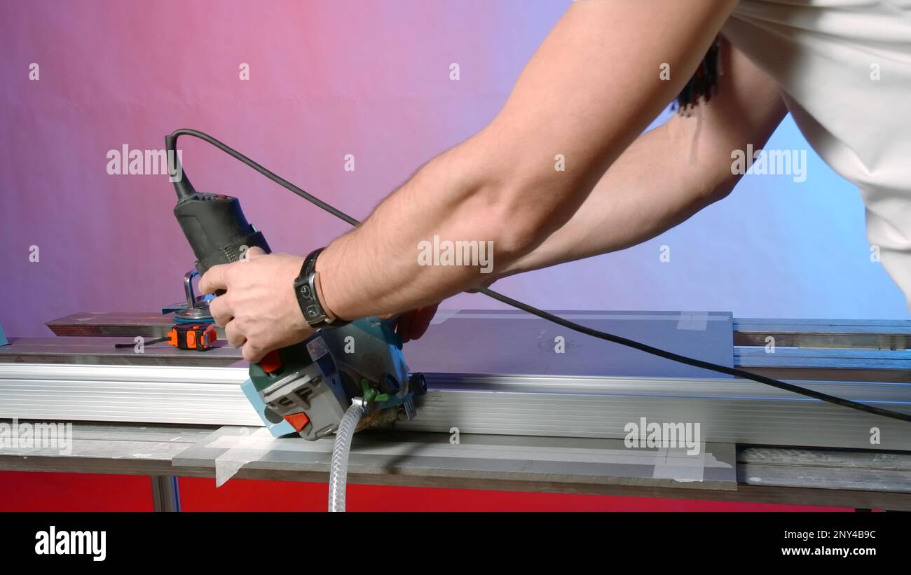 Modern Plate Cutting Machine. Creative. Manual machine for cutting ...