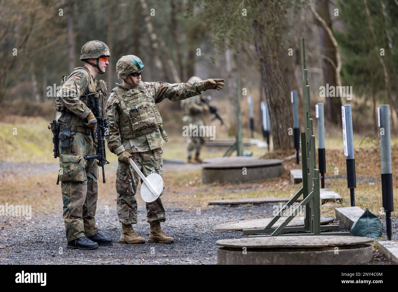 German soldiers assigned to Unteroffizierschule des Heeres, Lehrgruppe ...