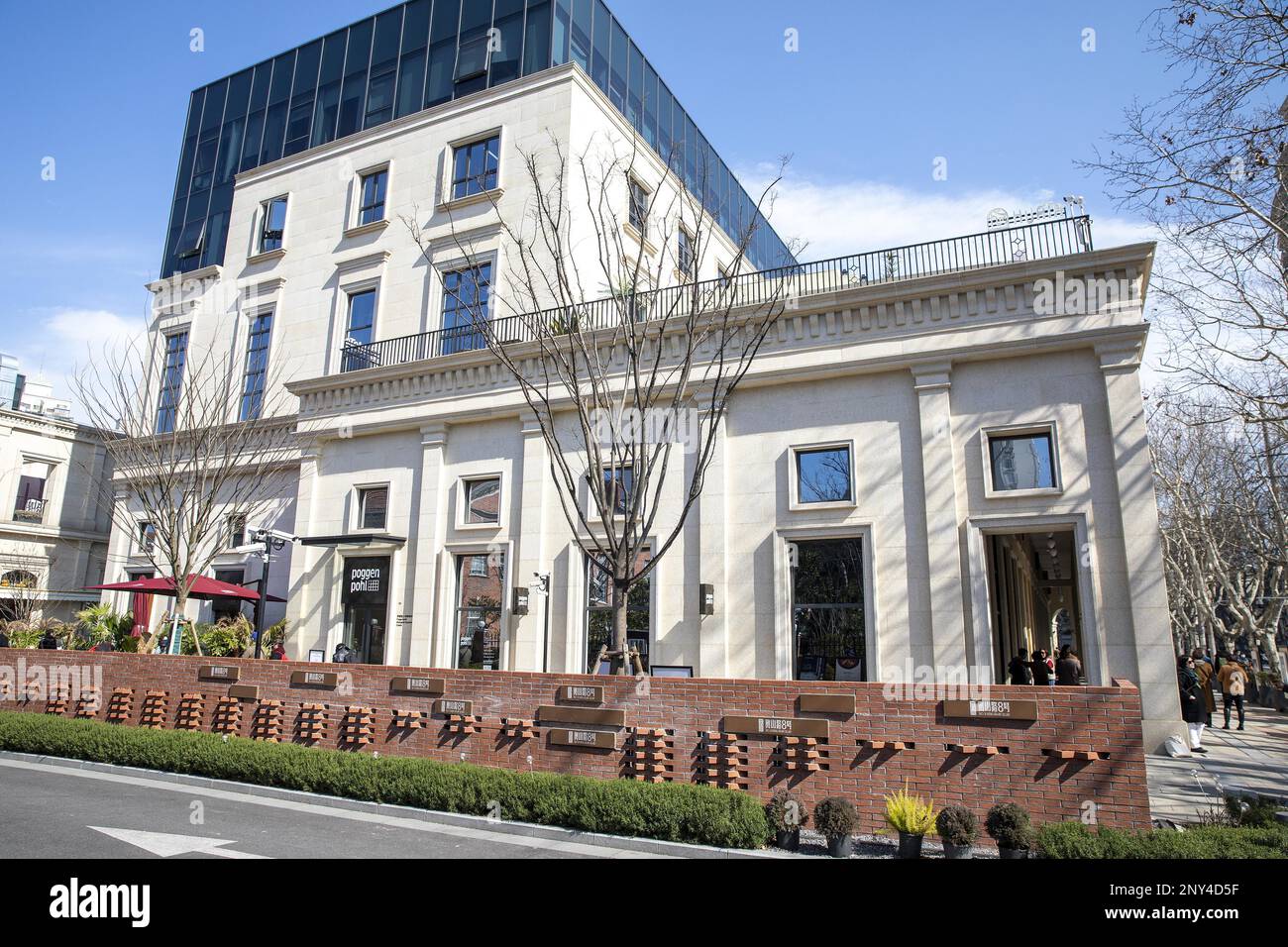 Many people visit and take photos at the Water Tower Square on No.8 ...