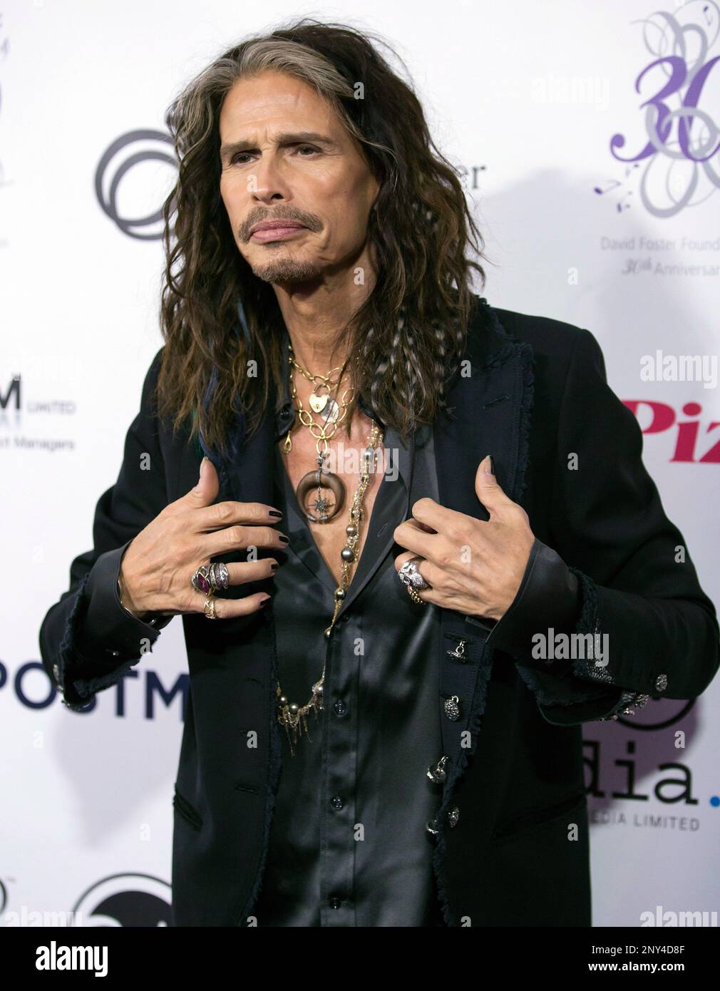 Steven Tyler arrives for the David Foster Foundation 30th Anniversary ...