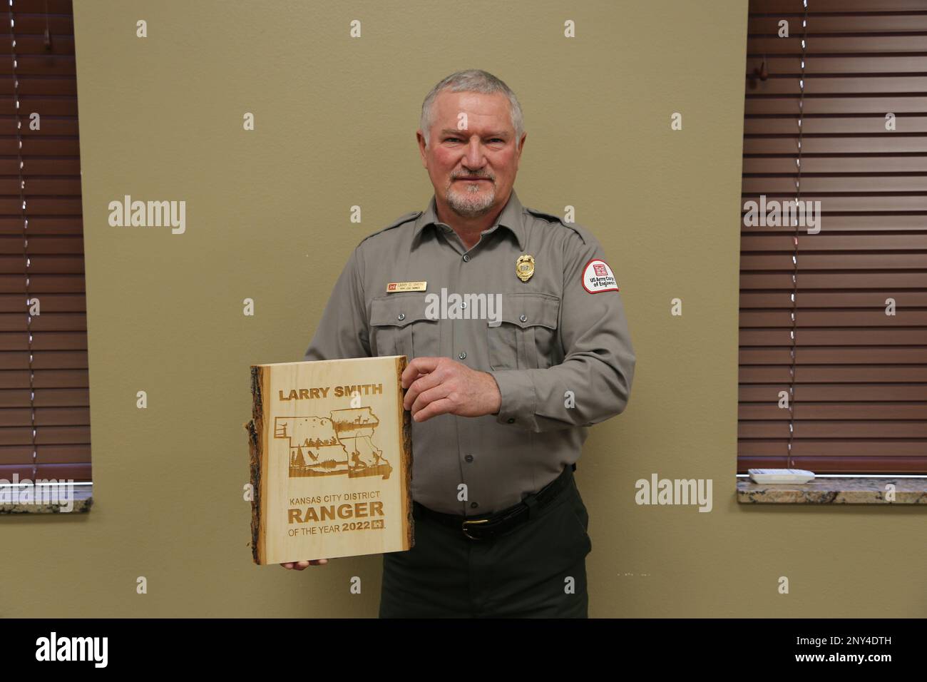Larry Smith, park ranger at Harry S Truman Lake, was awarded the 2022 ...