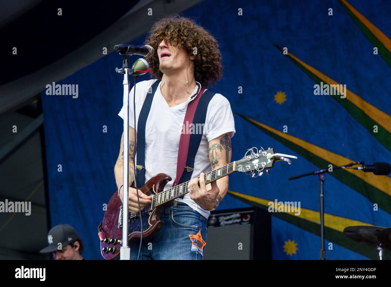 David Shaw of The Revivalists performs during the New Orleans Jazz ...