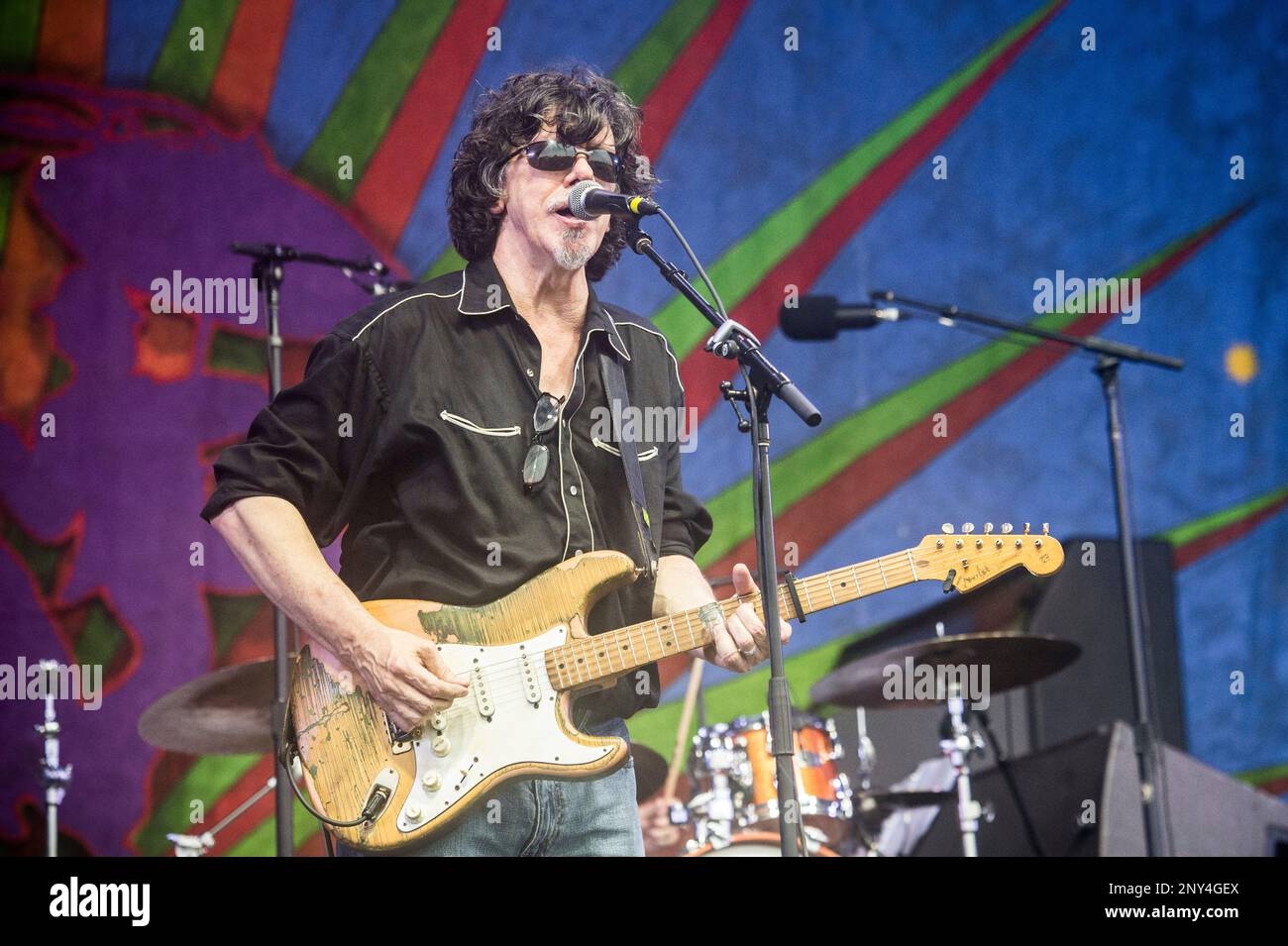 Tommy Malone performs during the New Orleans Jazz & Heritage Festival ...