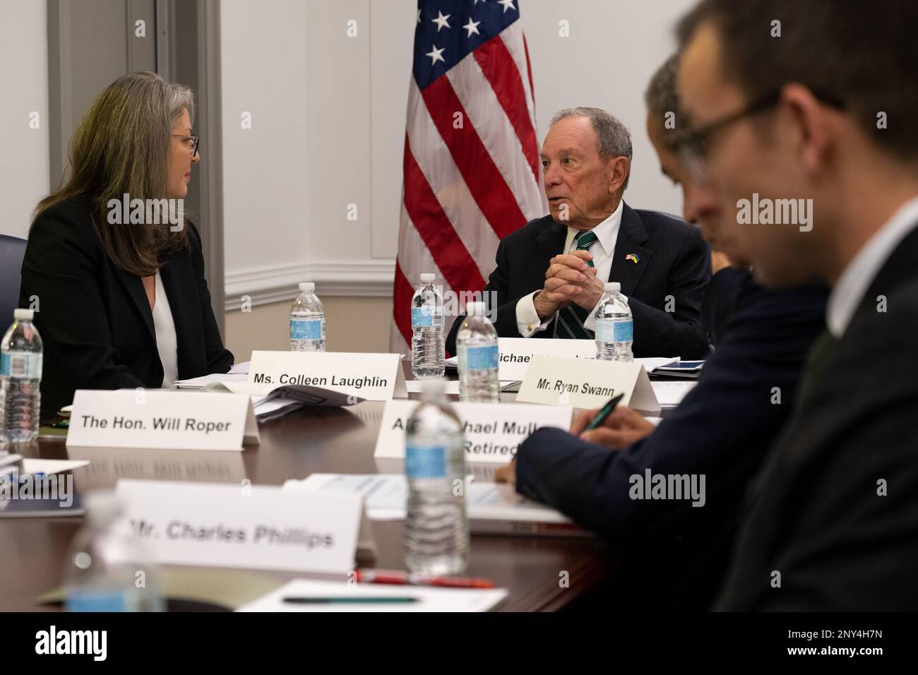 Defense Innovation Board members hold a meeting at the Pentagon ...