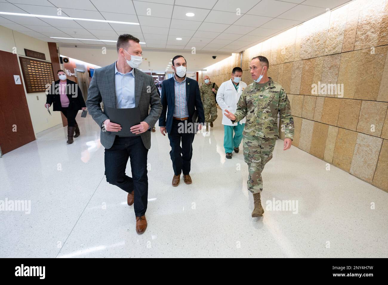 U.S. Army Col. Jason Bothwell (right), Brooks Army Medical Center ...