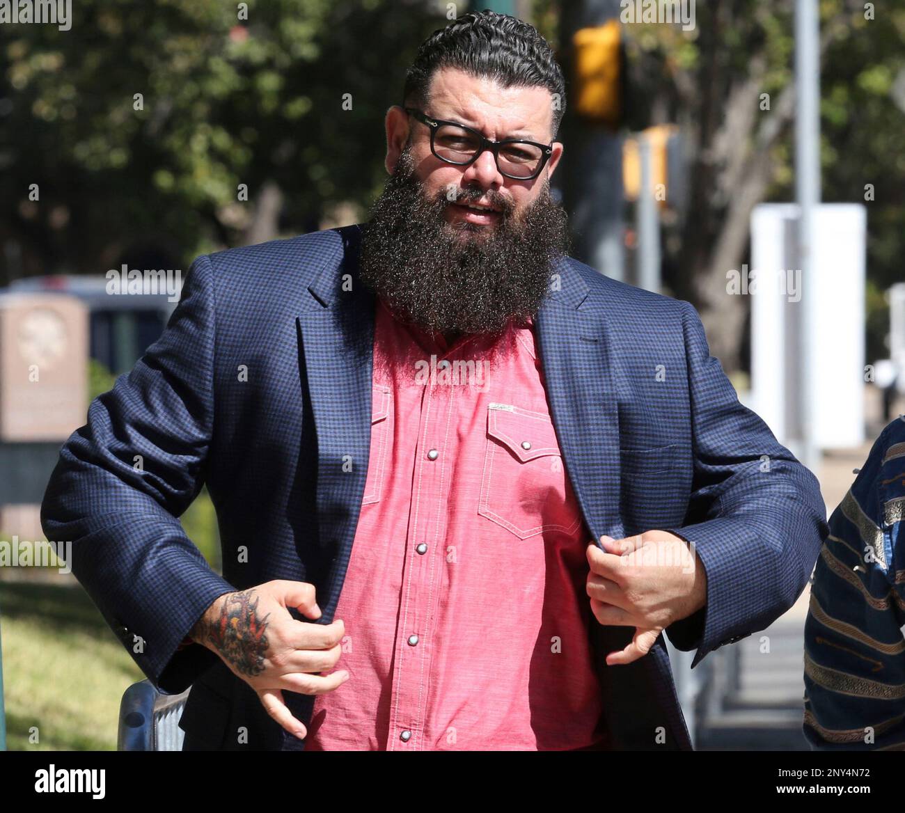 Christopher "Jake" Carrizal, arrives at the McLennan County courthouse ...