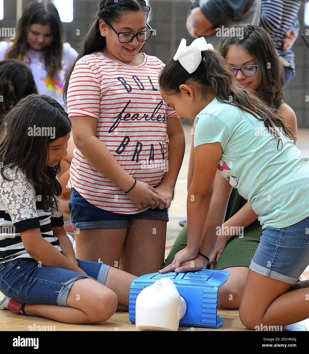 In this Tuesday, Oct. 17, 2017 photo, sixth grader Ashley Martinez ...