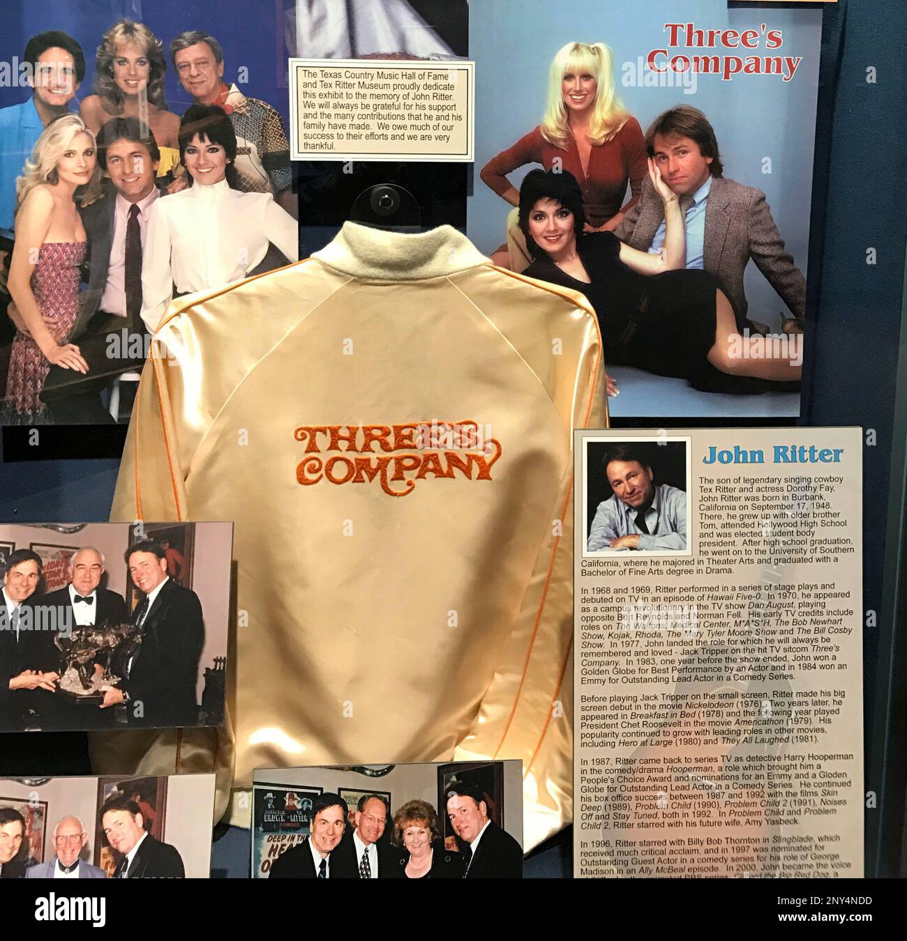 Memorabilia from Tex Ritter's son, John Ritter, best known for his ...