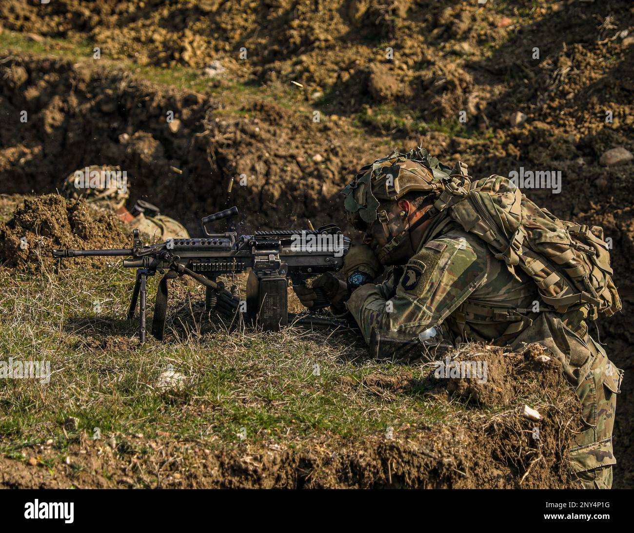 Soldiers assigned to the 1st Battalion, 502nd Infantry Regiment, 2nd Brigade Combat Team, 101st ...