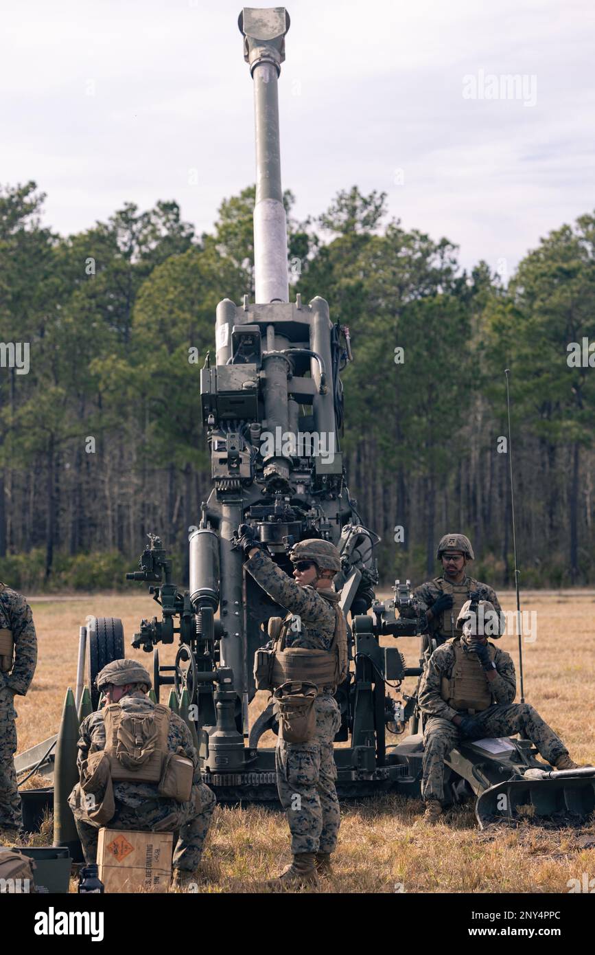 U.S. Marines with 2d Battalion, 10th Marine Regiment, 2d Marine ...