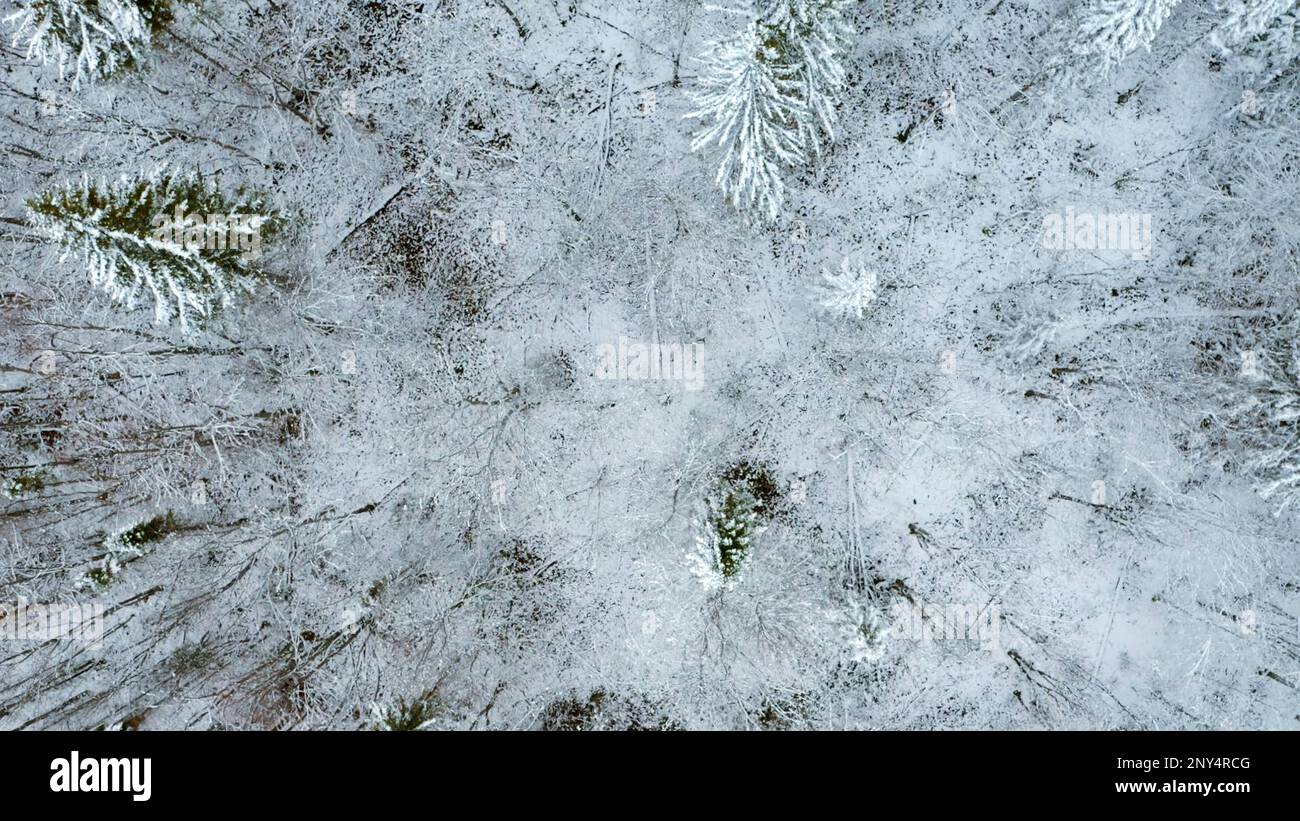 Aerial drone footage winter alps hi-res stock photography and images ...