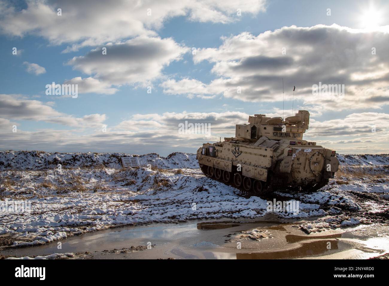 U.S. Soldiers assigned to NATO eFP Battle Group Poland, 2nd Armored ...
