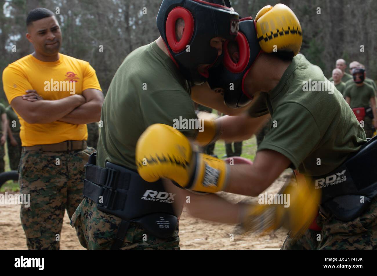 Recruits with Hotel Company, 2nd Recruit Training Battalion ...