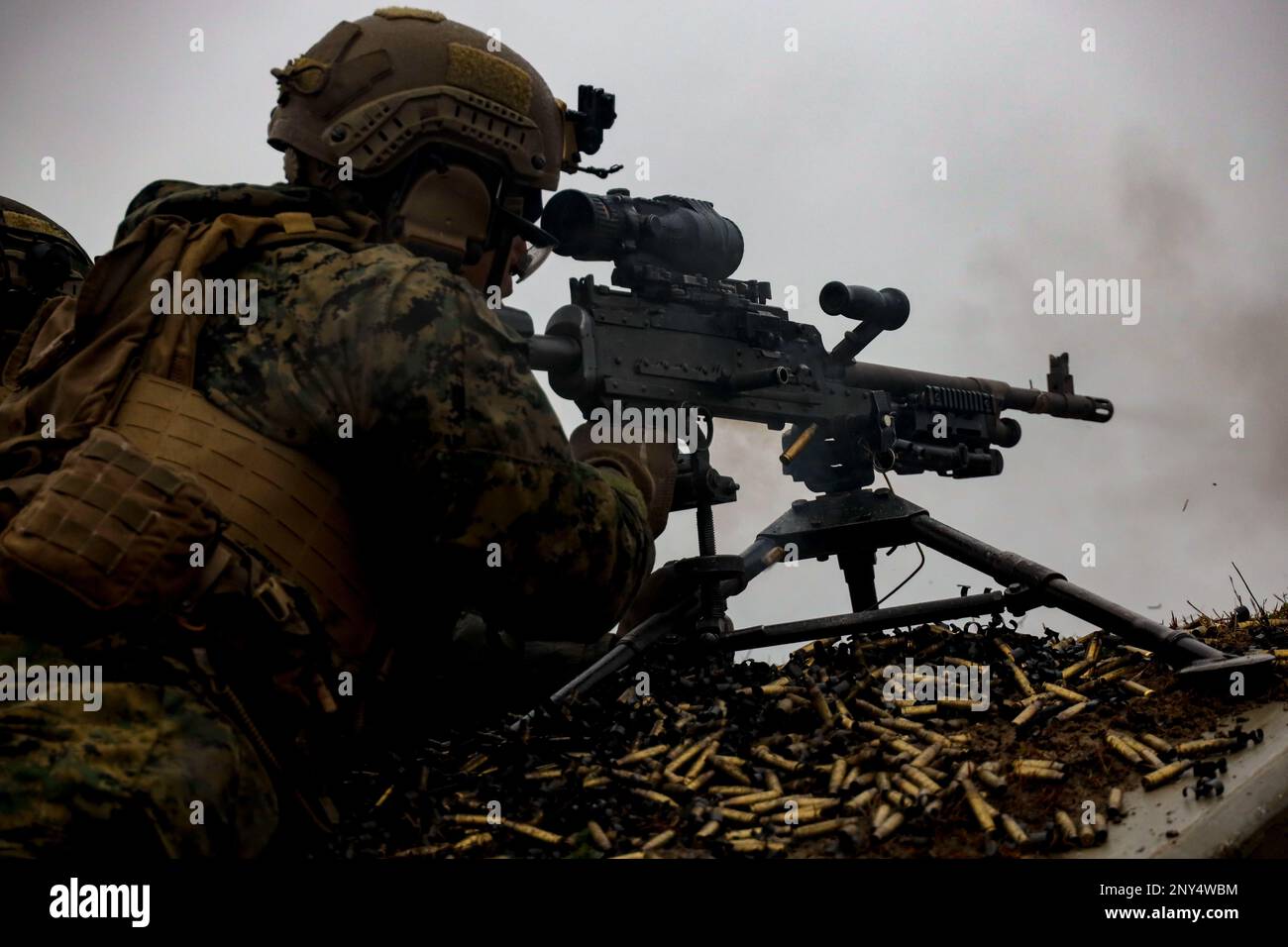 A U.S. Marine with 2d Battalion, 6th Marine Regiment, 2d Marine ...