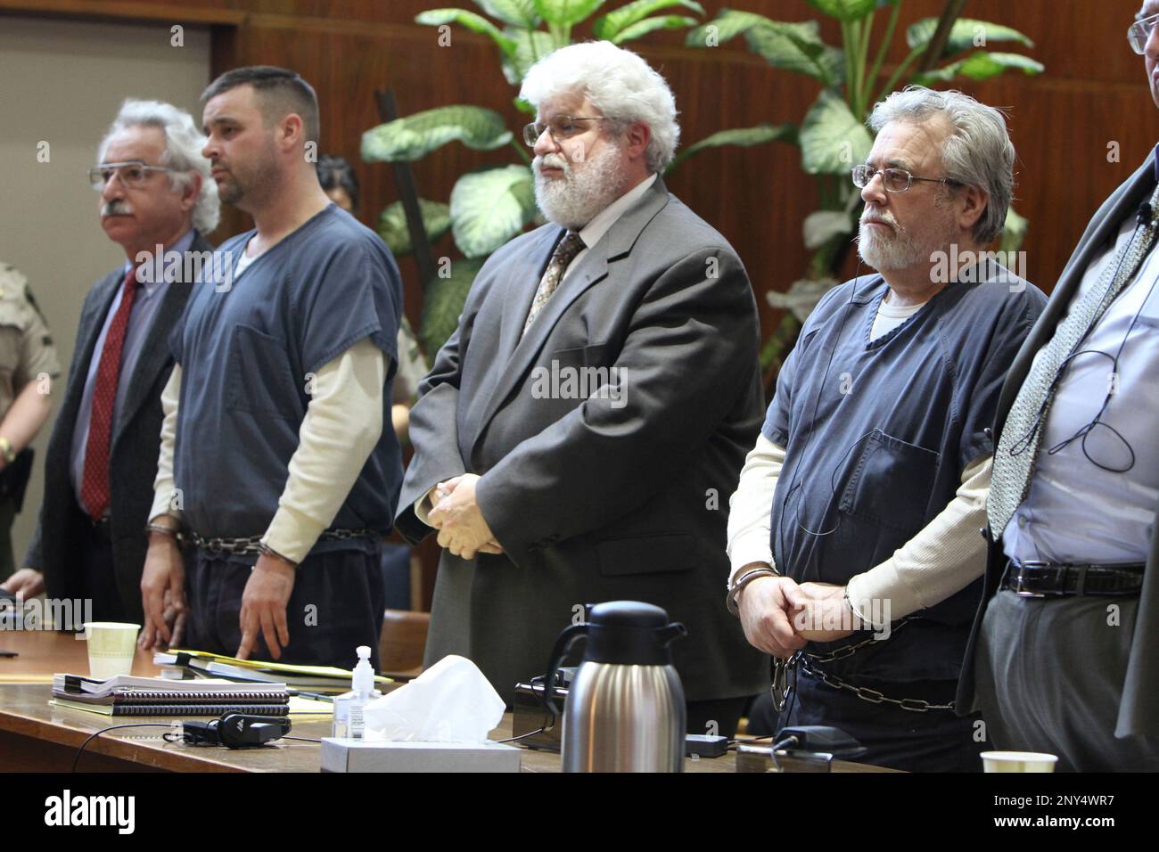 FILE - In this Jan. 24, 2011 file photo, Joshua Turnidge, second from ...