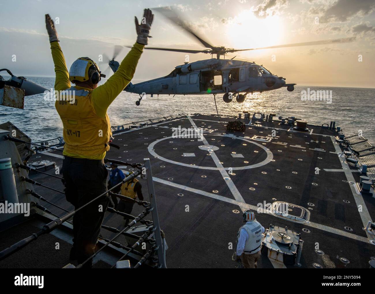230227-N-NH267-1495 ARABIAN GULF (Feb. 27, 2023) Boatswain's Mate 3rd ...