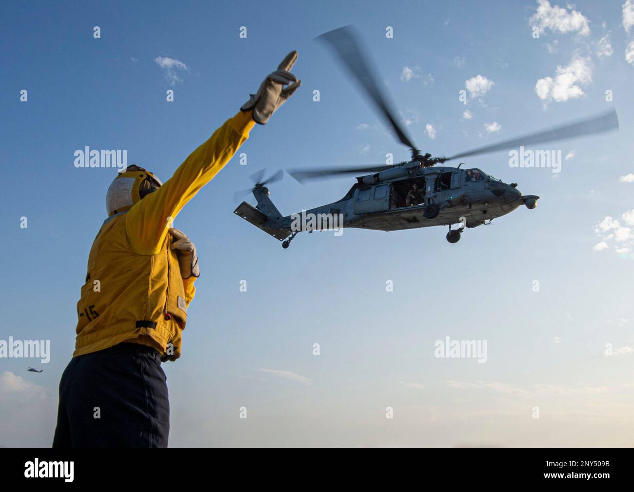 230227-N-NH267-1424 ARABIAN GULF (Feb. 27, 2023) Boatswain's Mate ...