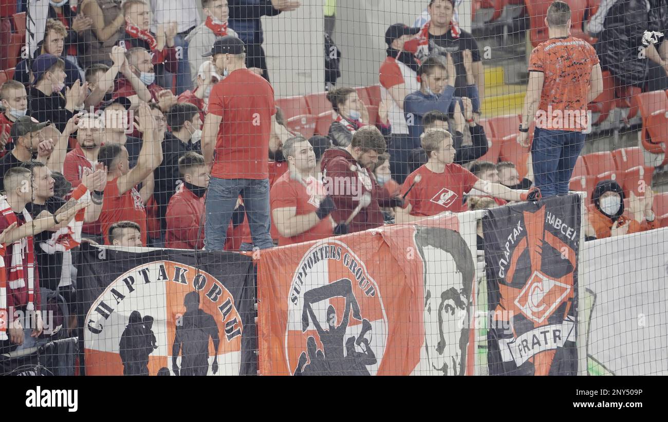 Yekaterinburg- Russia, 20.11.2022: Action. Football championship with ...