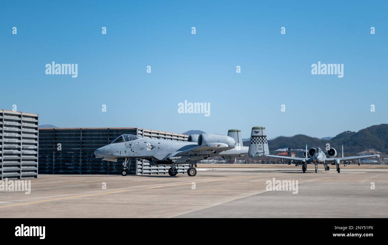 A-10C Thunderbolt II’s assigned to the U.S. Air Force 25th Fighter ...
