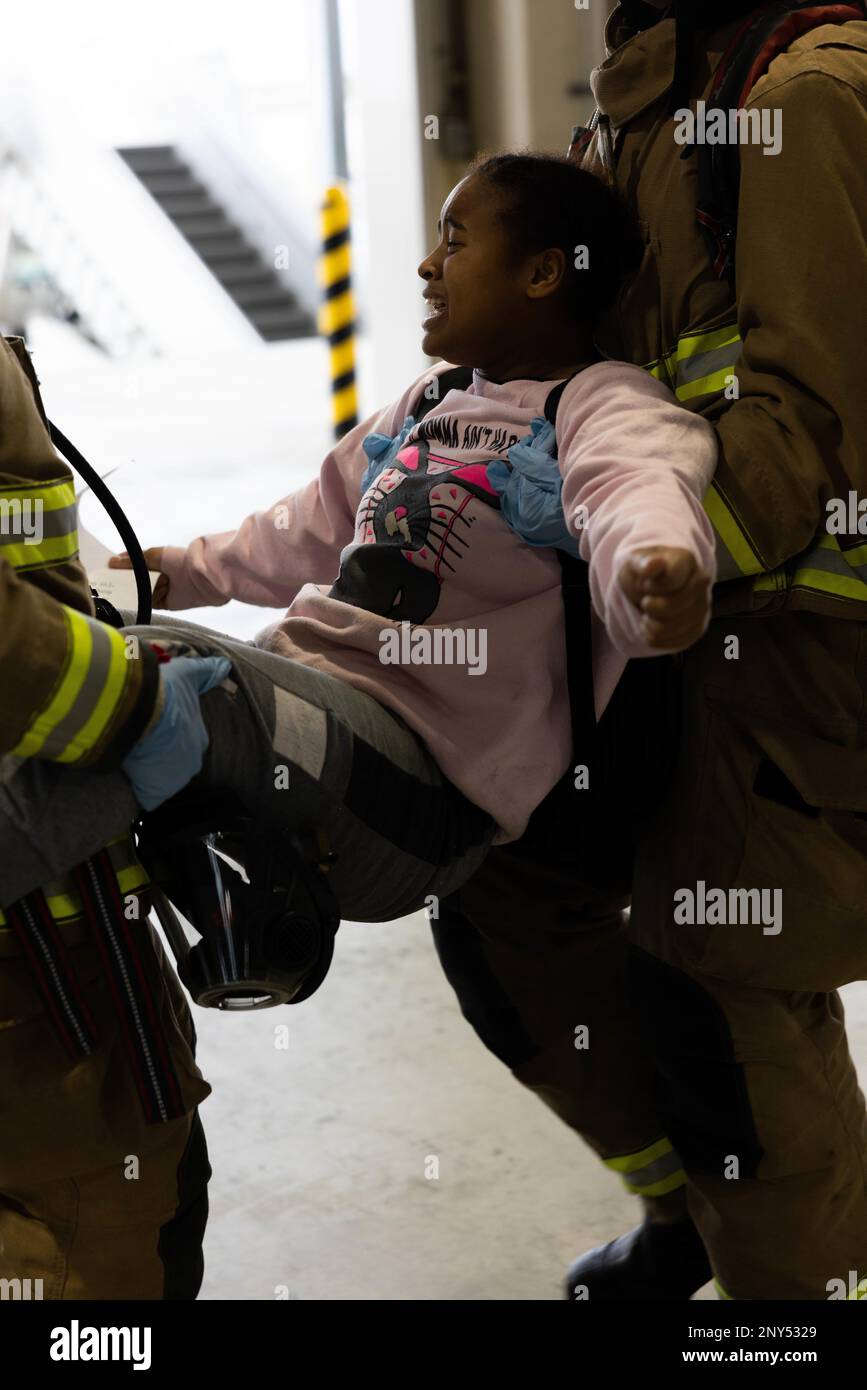 U.S. Marine Corps Lance Cpl. Yasmine Huleymorris, a role player and an ...