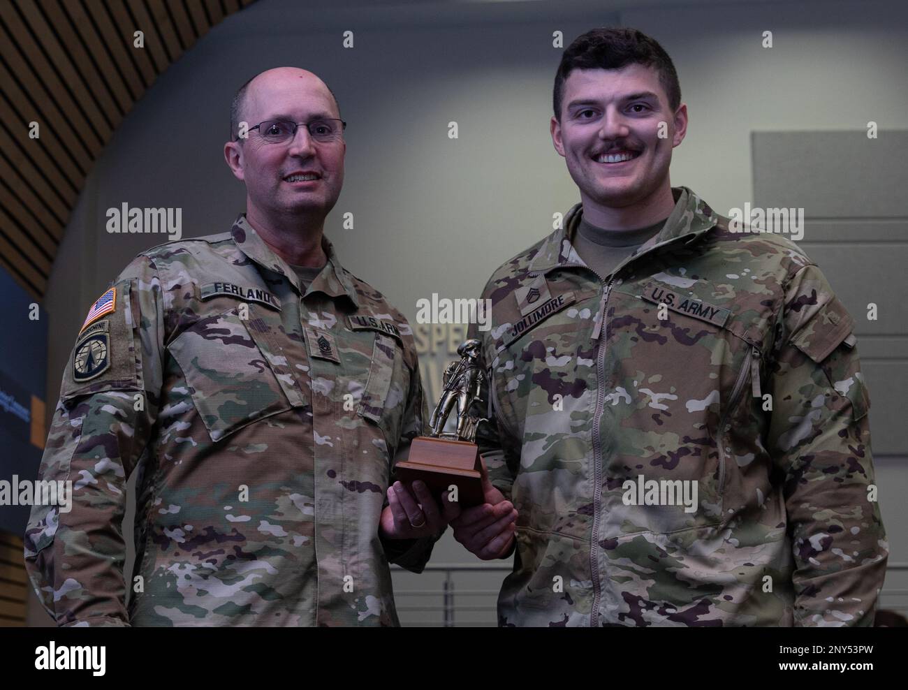 State Command Sgt. Maj. William Ferland of the New Hampshire Army ...