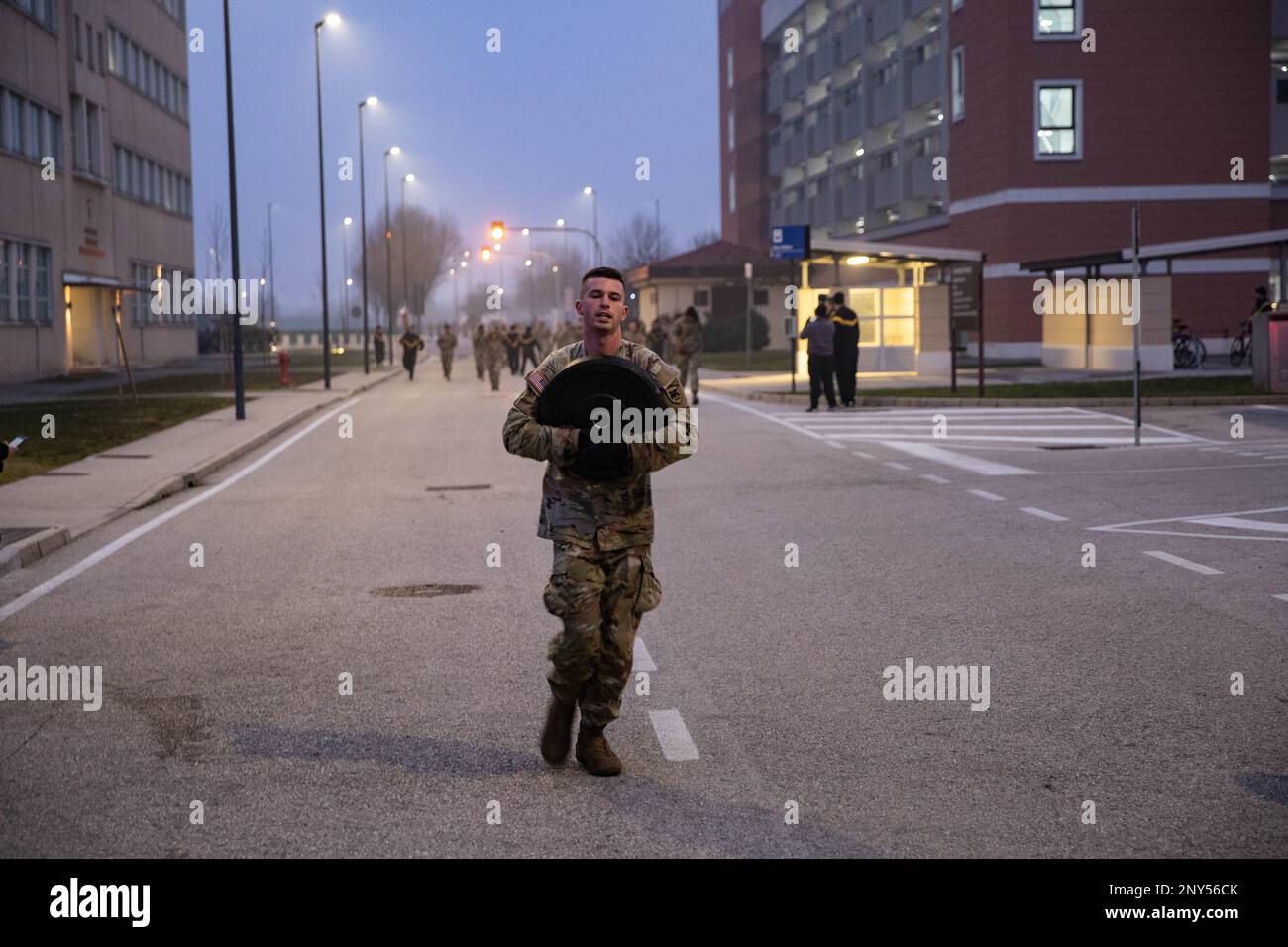Sgt. Christian Bennett, a wheeled vehicle mechanic with Headquarters ...