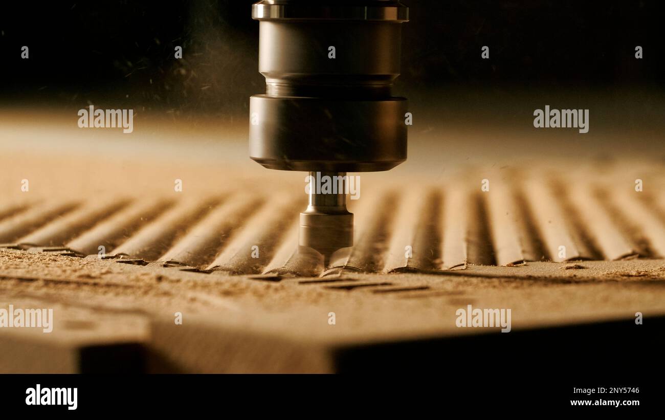 Work process. Creative. Machining by cutting planes using special ...