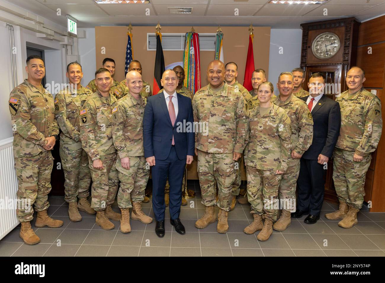 Gabe Camarillo (left center), Deputy Secretary of the Army, and U.S ...