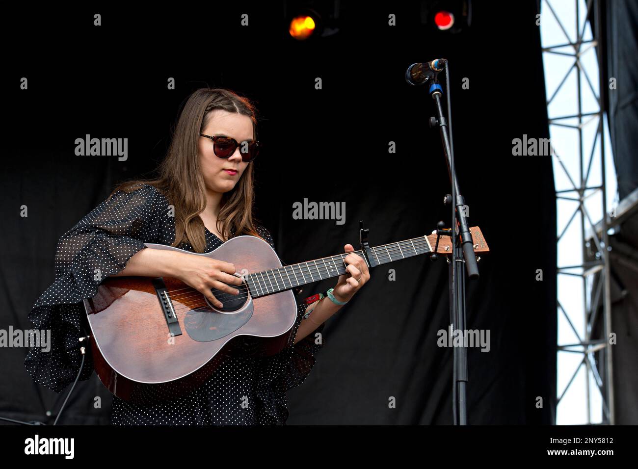 Klara Soderberg of First Aid Kit performs during the Forecastle Music ...