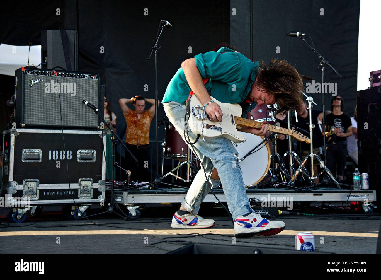 Cadien Lake James of Twin Peaks performs during the Forecastle Music ...