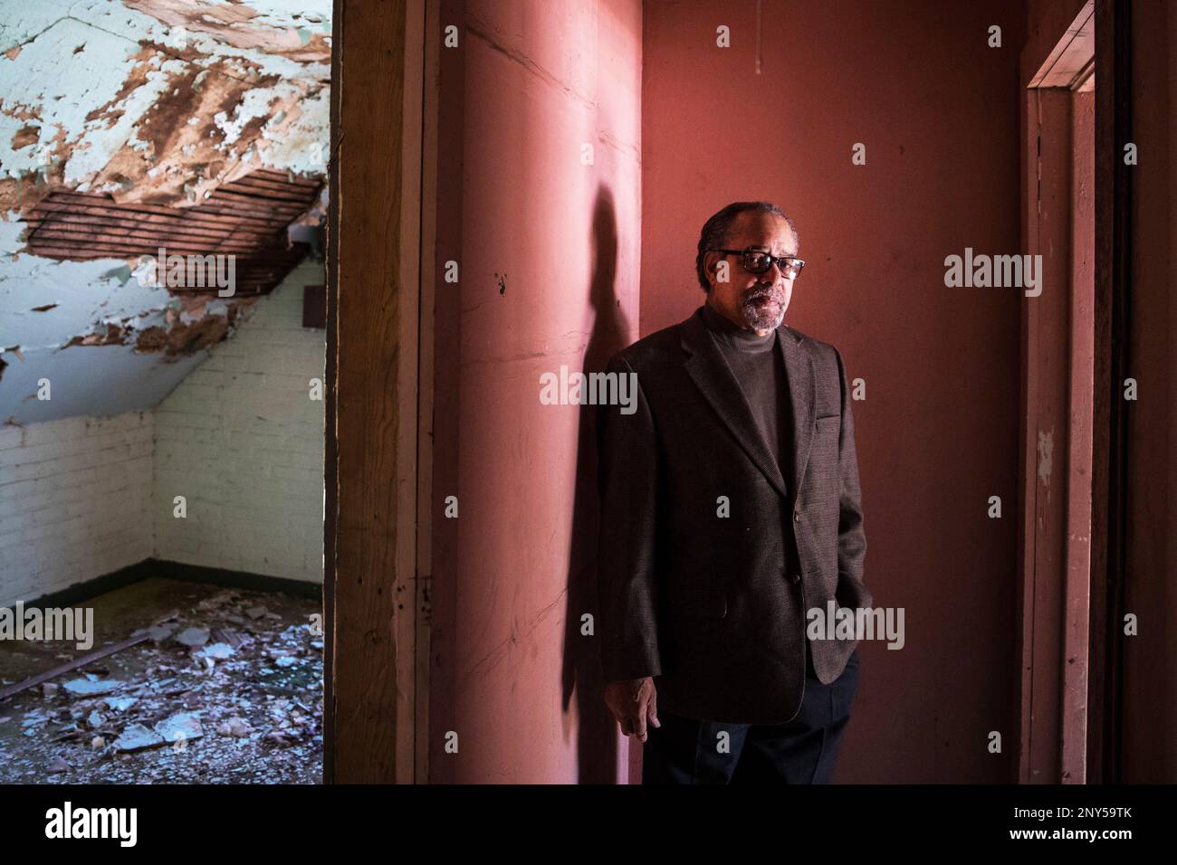 In a Wednesday, Oct 11, 2017 photo, James Calloway poses for a portrait ...