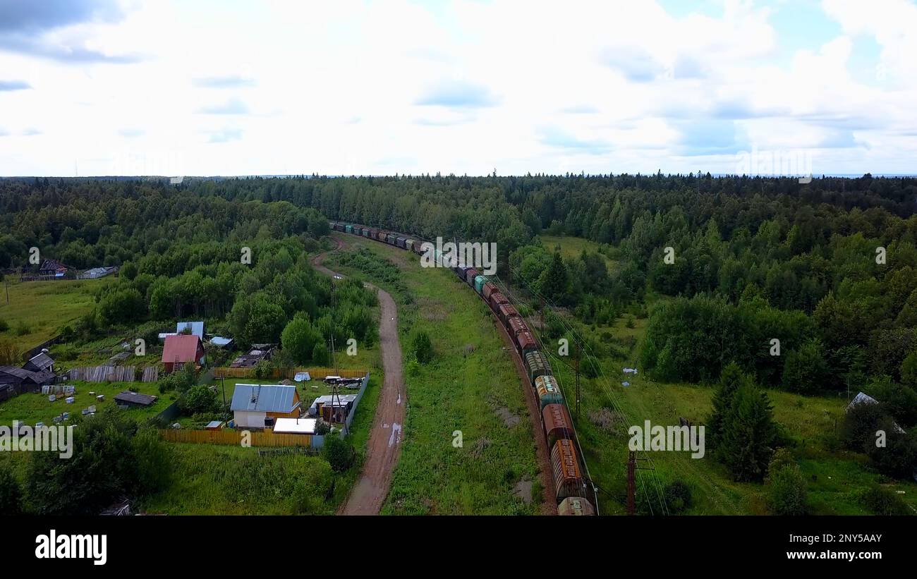 Railway train wagon railroad 4k hi-res stock photography and images - Alamy