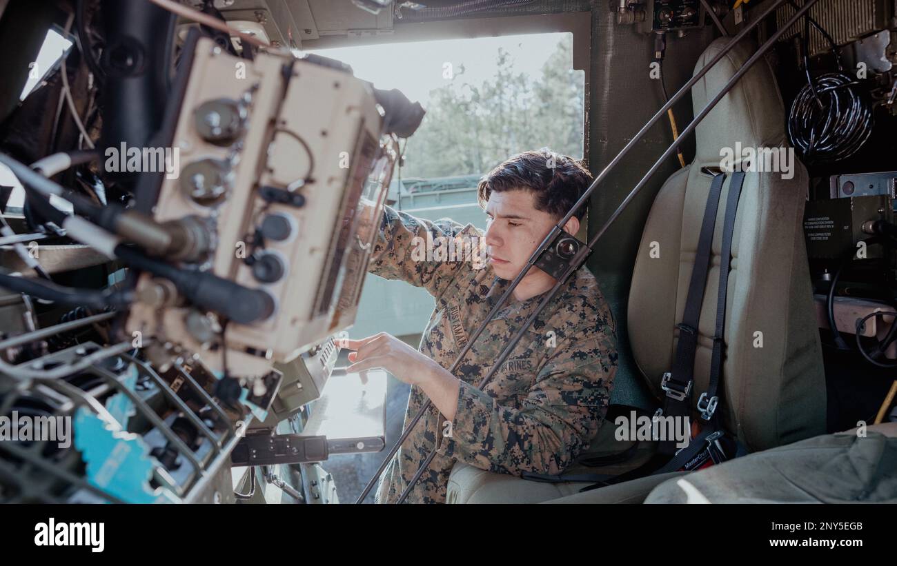 U.S. Marine Corps Sgt. Jesus Bustamante, a Houston, Texas, native and a ...
