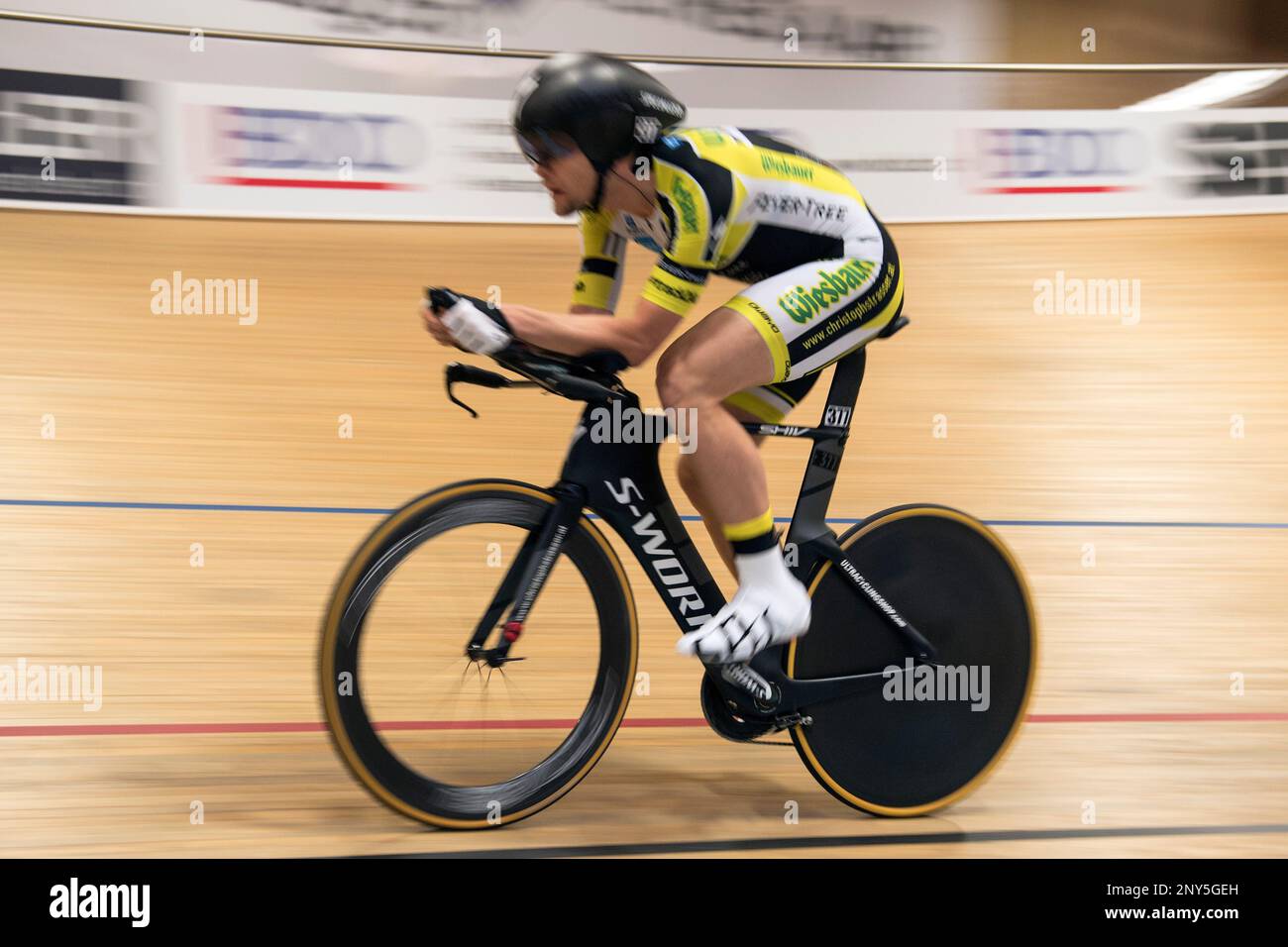 Austrian ultra cyclist Christoph Strasser tries to break the 24-hour ...