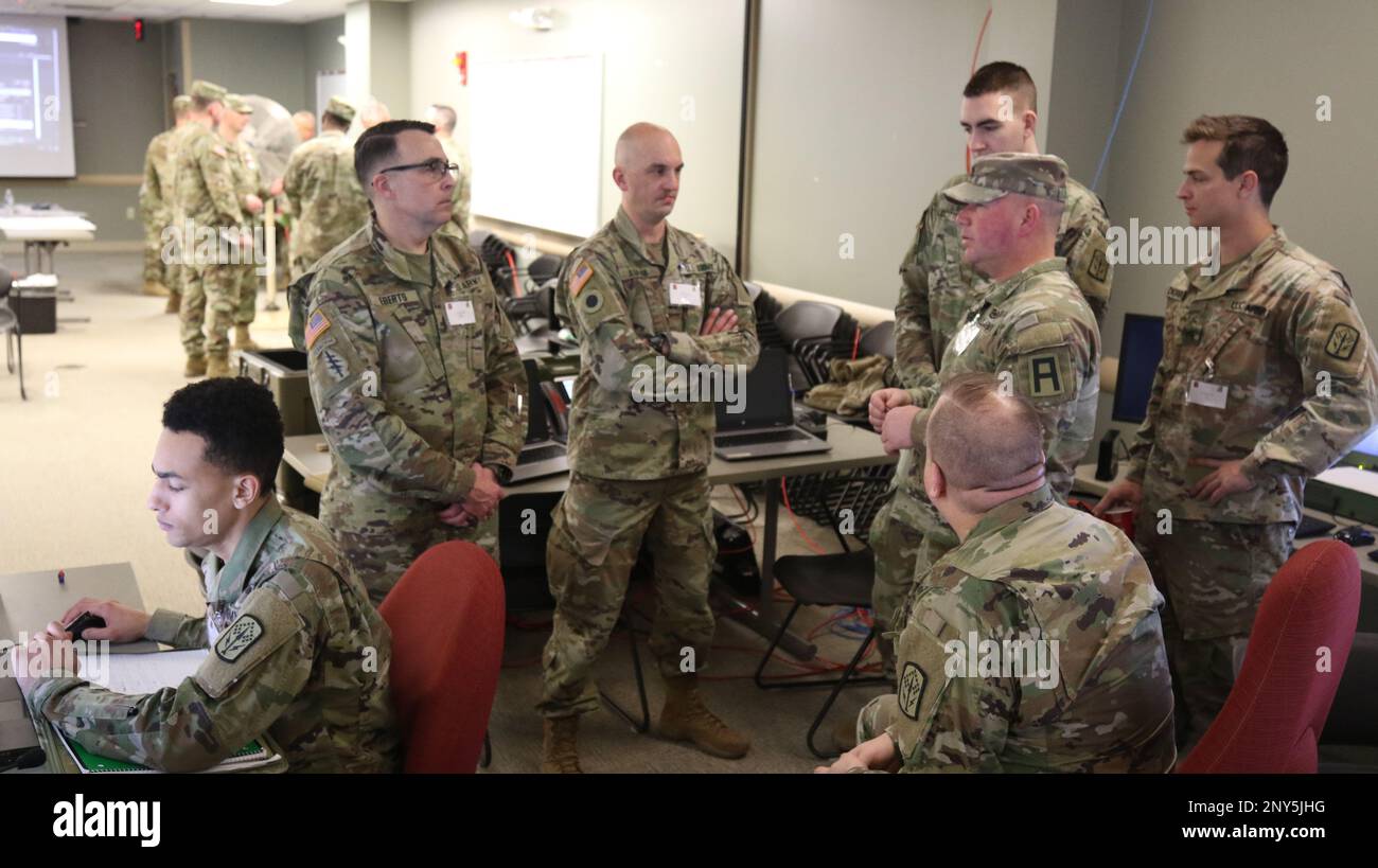 U.S. Army Cpt. Corey Jacobs, the senior signal observer, coach/trainer ...