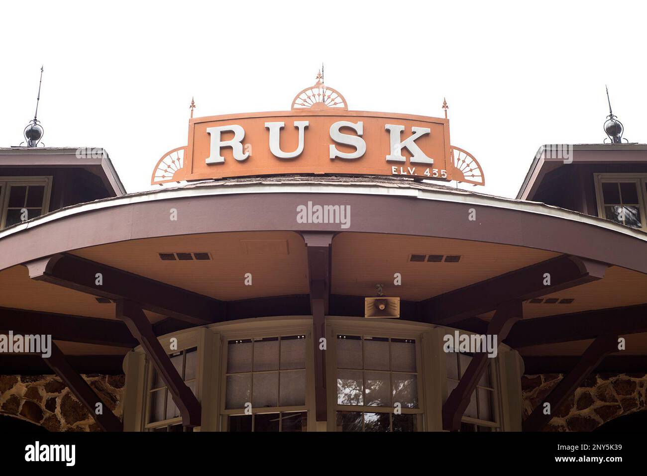 This Sept. 12, 2017 photo shows the Texas State Railroad Rusk Depot in ...