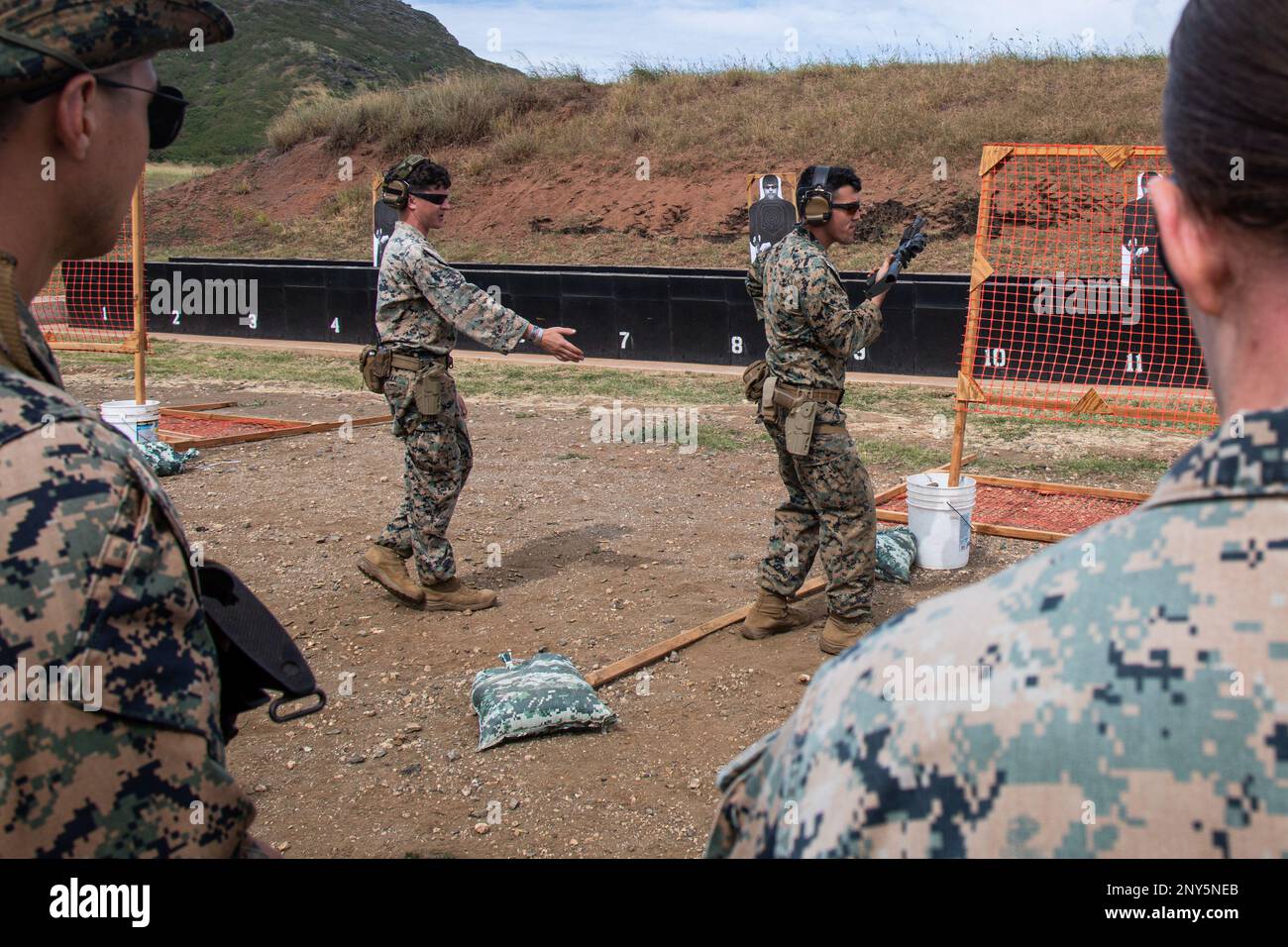 U.S. Marine Corps Staff Sgt. Tyler Arellano, head coach of the Marine ...