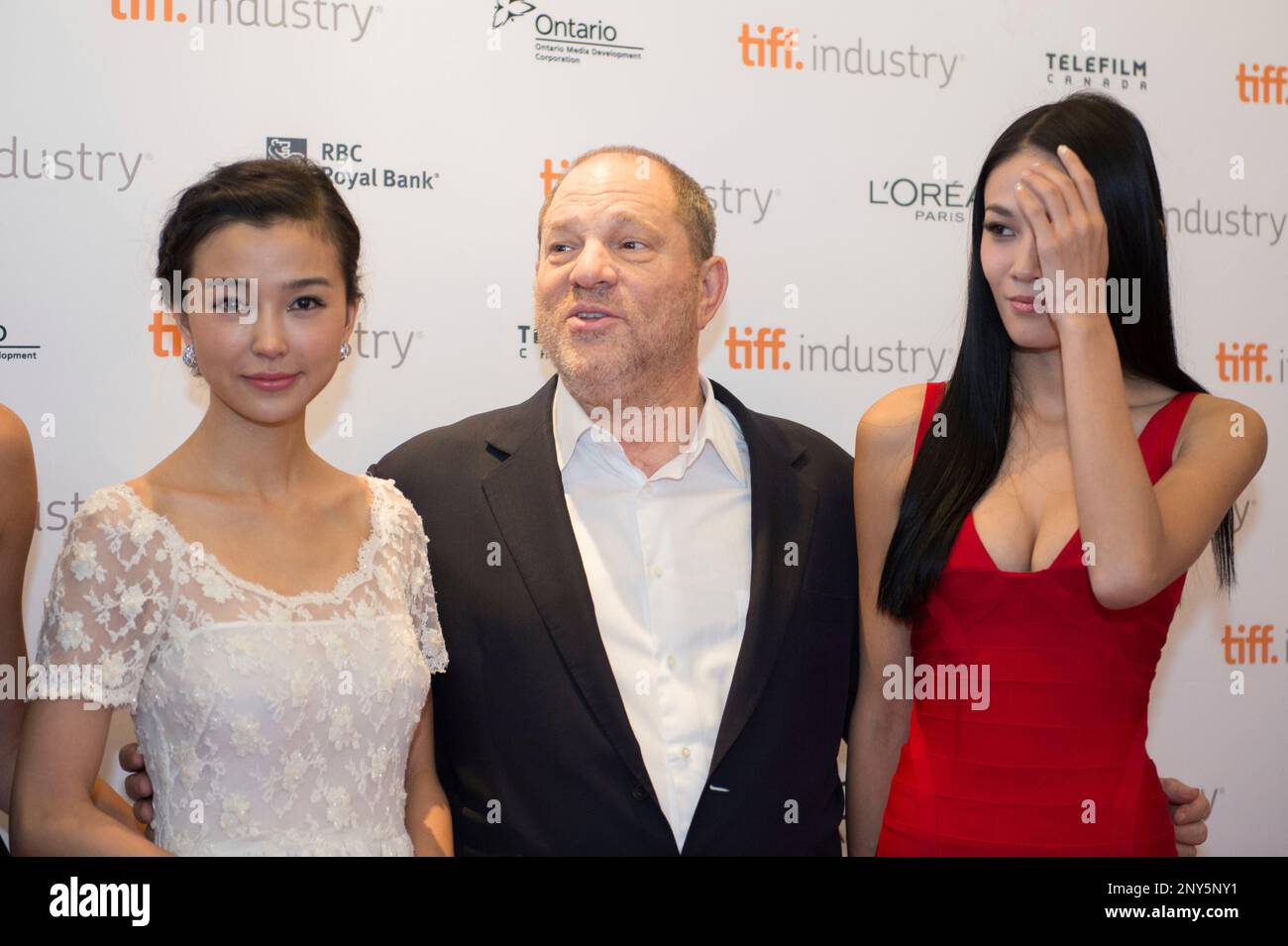 Helen Yao, from letft, Harvey Weinstein, and Zhang Lanxin seen at the 2012 Toronto International ...