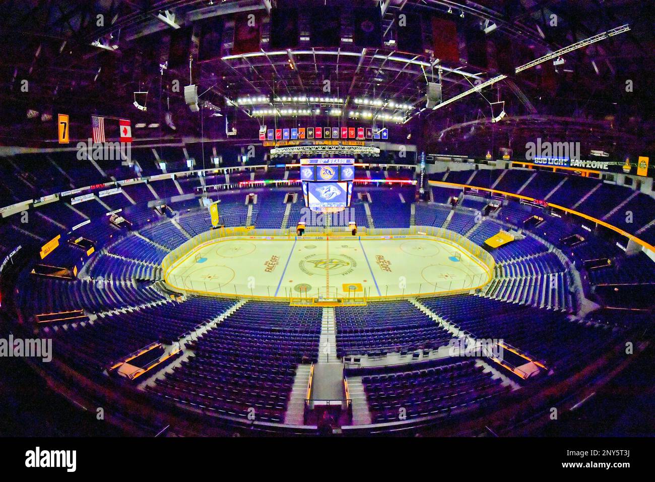 General overall view of the Bridgestone Arena in Nashville on Monday ...
