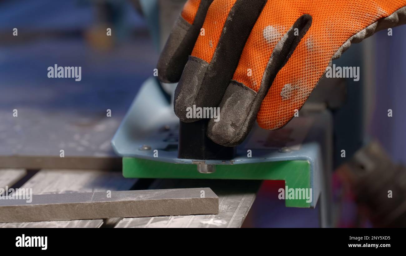 Sawing boards and smoothing surfaces. Creative. Repair work with ...