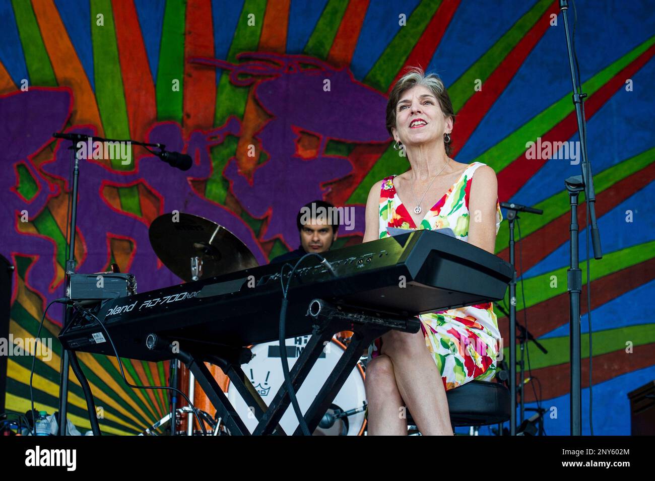 Marcia Ball performs during the New Orleans Jazz & Heritage Festival on ...