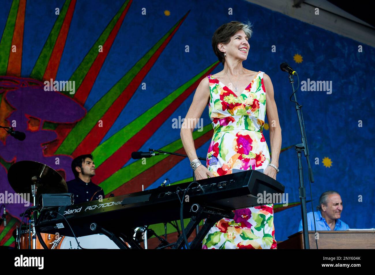 Marcia Ball performs during the New Orleans Jazz & Heritage Festival on ...