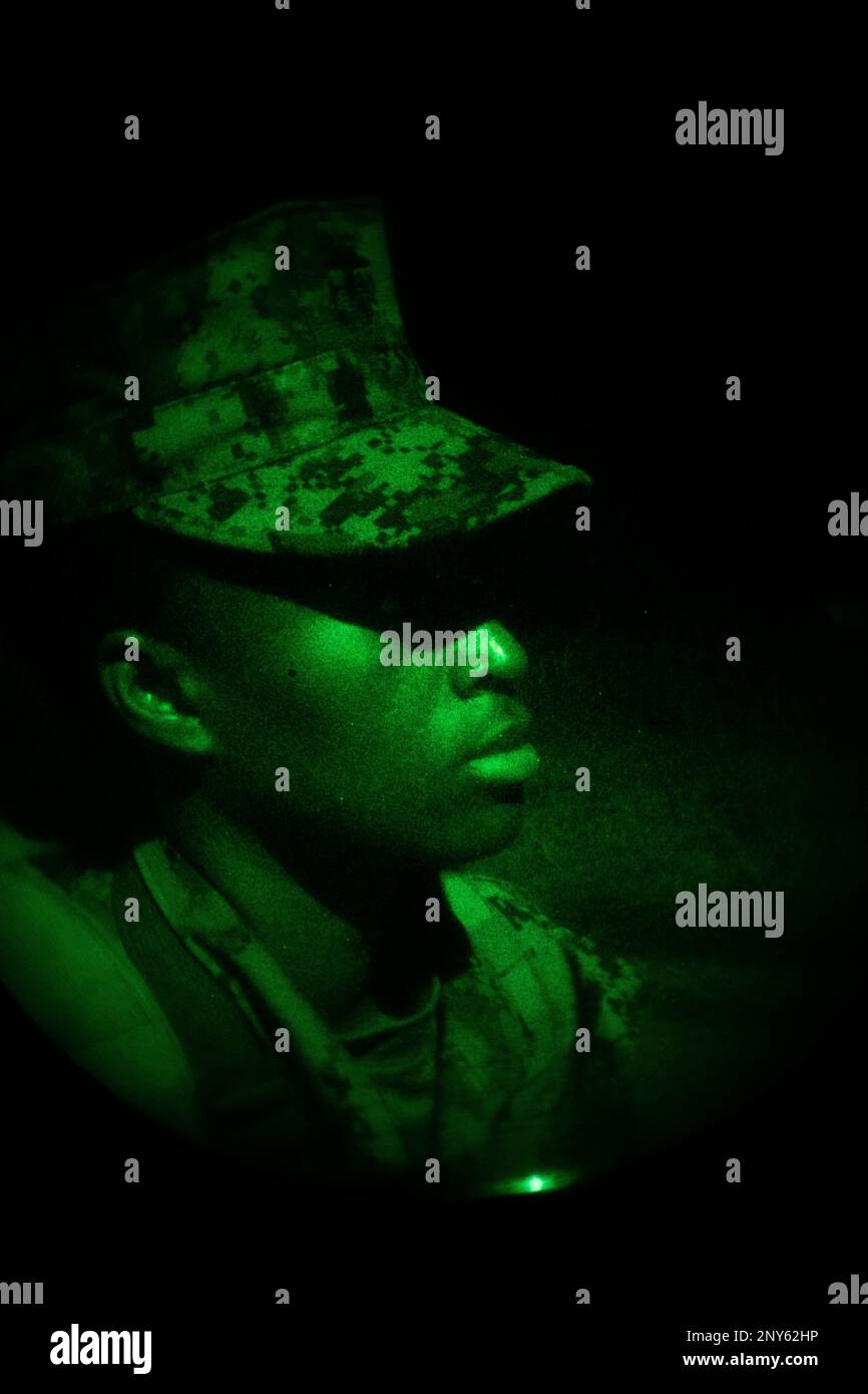 Recruits with Bravo Company, 1st Recruit Training Battalion, initiate ...