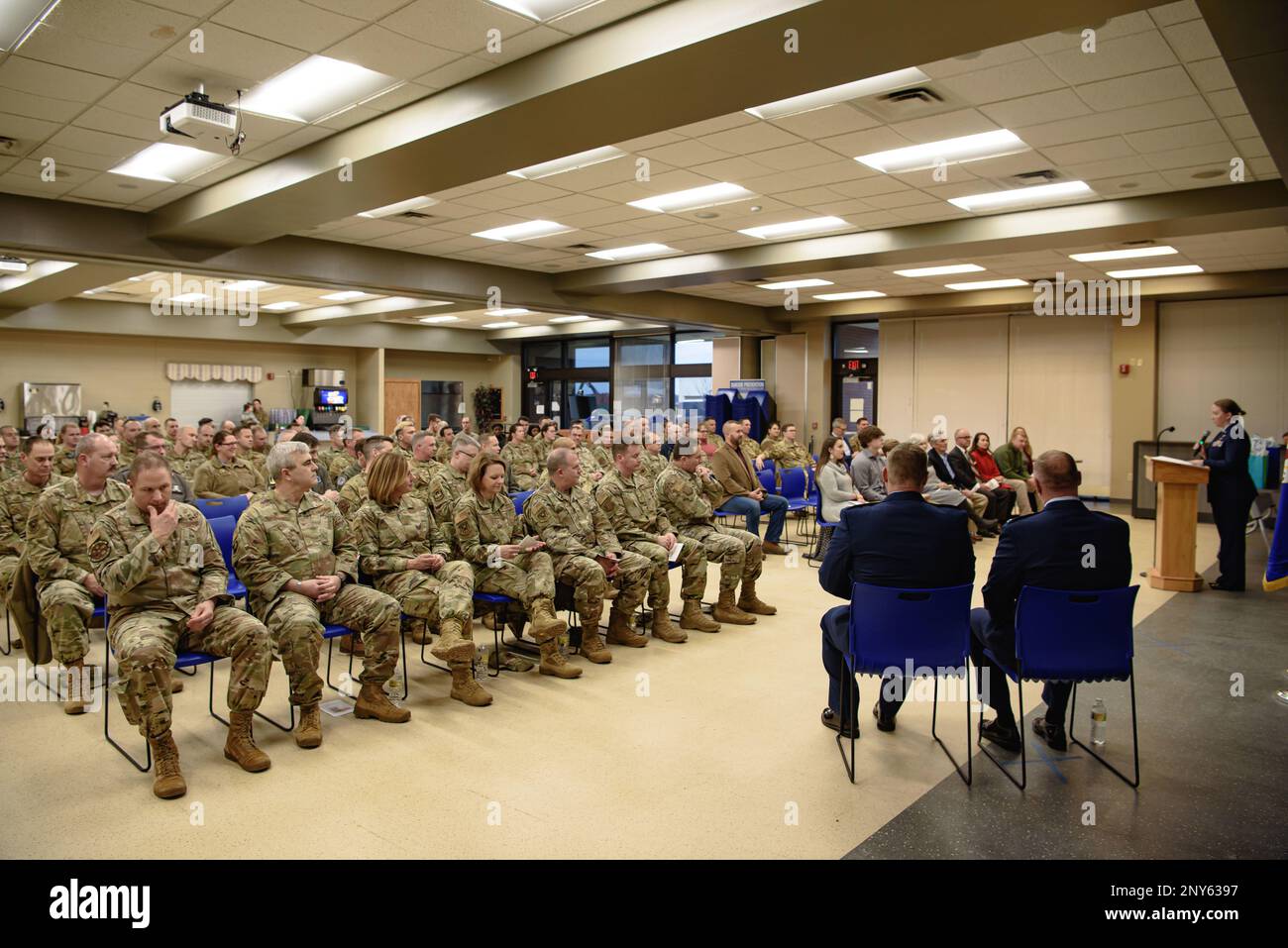 Family members, friends and colleagues of U.S. Air Force Col. David ...