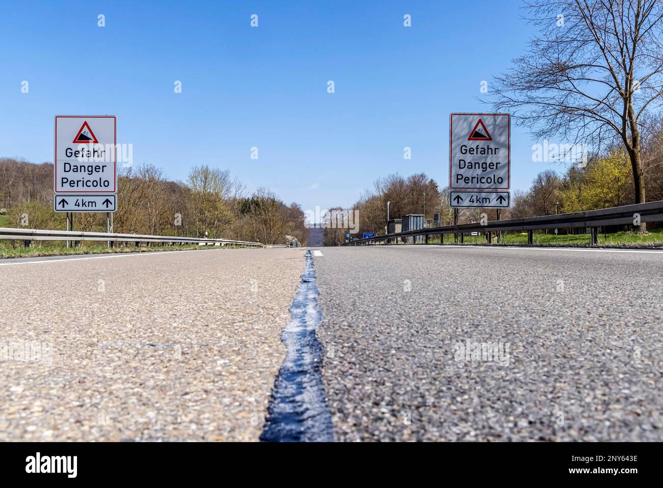 Drackenstein slope on the A8 motorway. For reasons of topography, the ...